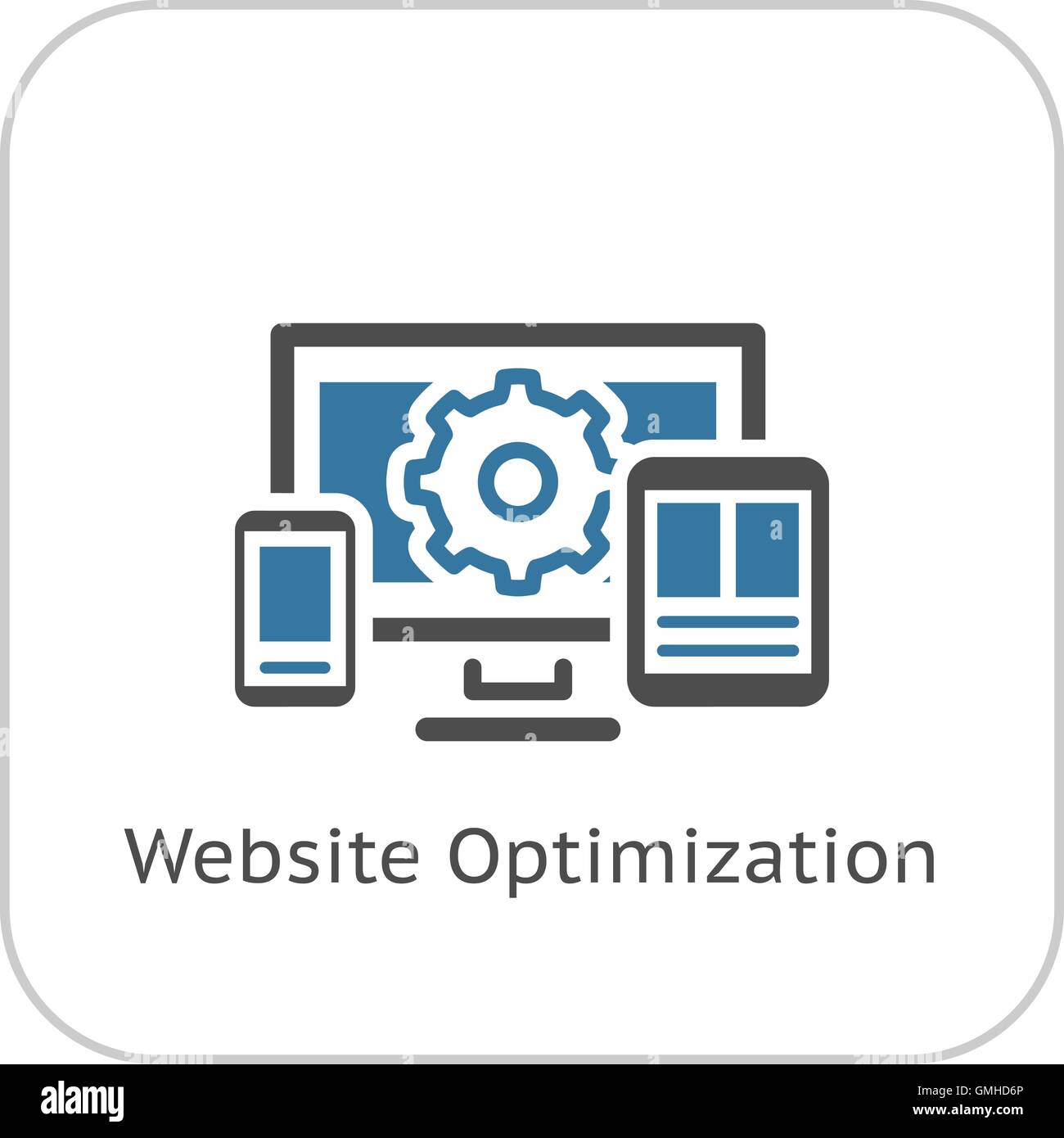 Seo link building flat Stock Vector Images - Alamy