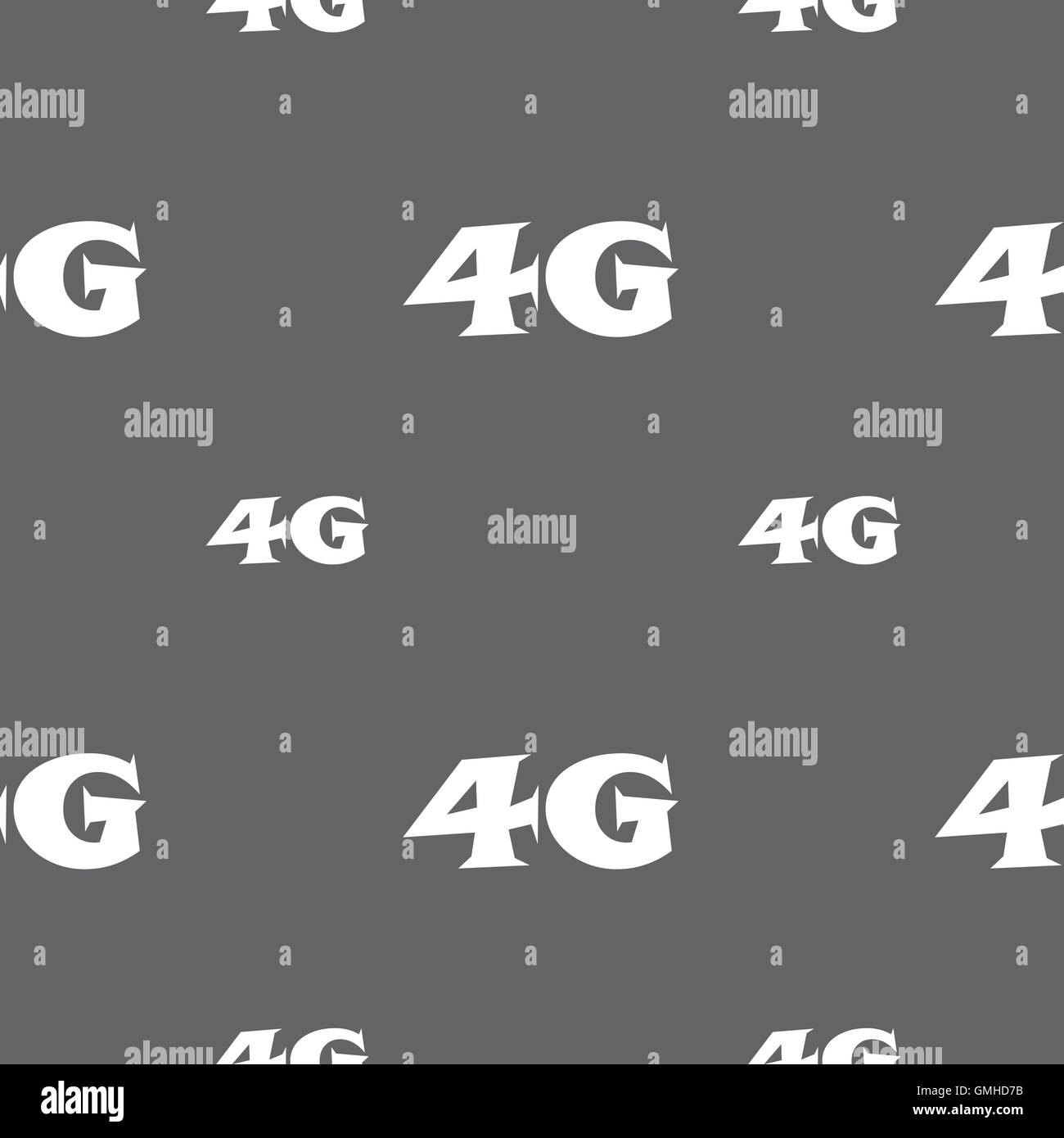 4G sign icon. Mobile telecommunications technology symbol. Seamless ...