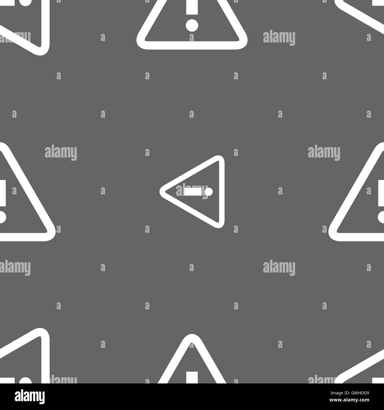 Attention caution sign icon. Exclamation mark. Hazard warning symbol ...