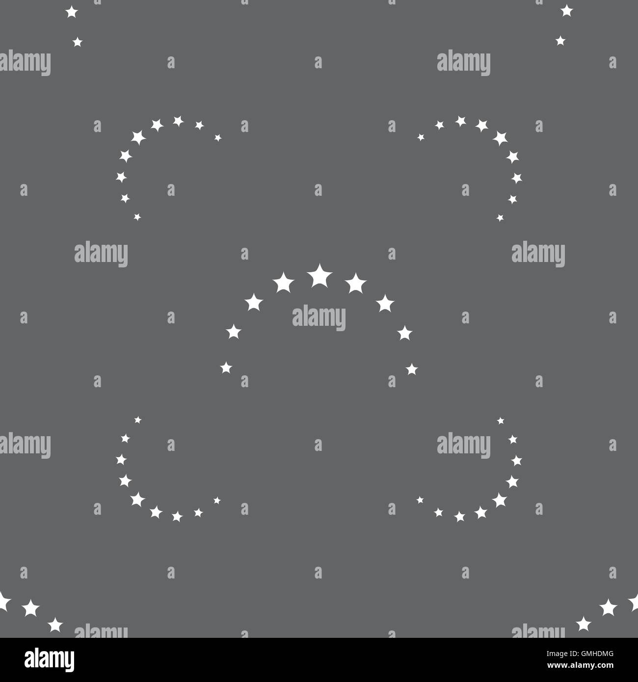 Star sign icon. Favorite button. Navigation symbol. Seamless pattern on ...