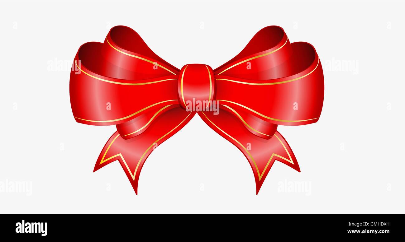 Red elegant bow hi-res stock photography and images - Alamy