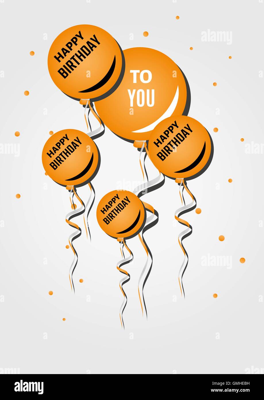 Colorful helium gas balloons Stock Vector Images - Alamy