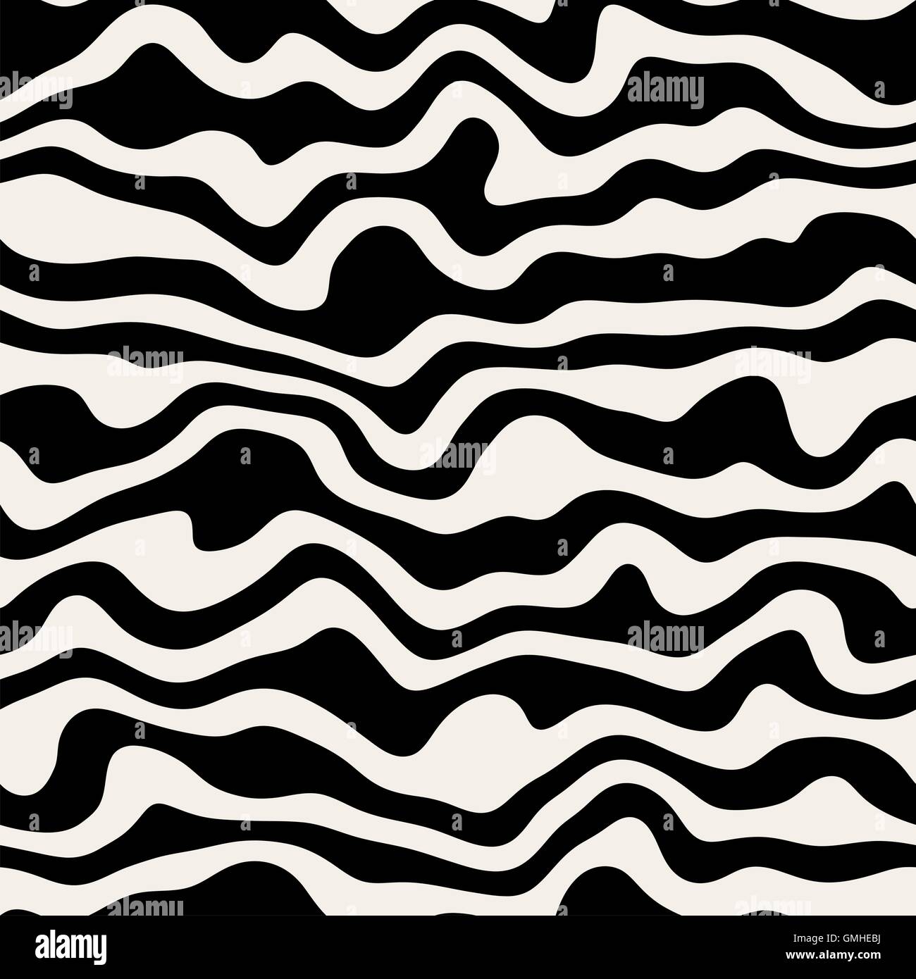 Vector Seamless Black & White Wavy Distorted Lines Pattern Stock Vector ... Vector Seamless Black & White Wavy Distorted Lines Pattern Stock Vector ...