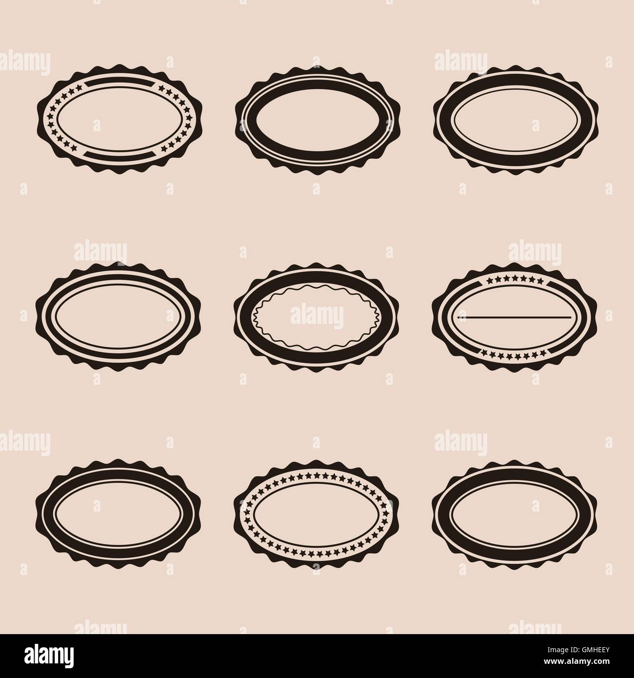 Set of emblems, vector illustration Stock Vector Image & Art - Alamy