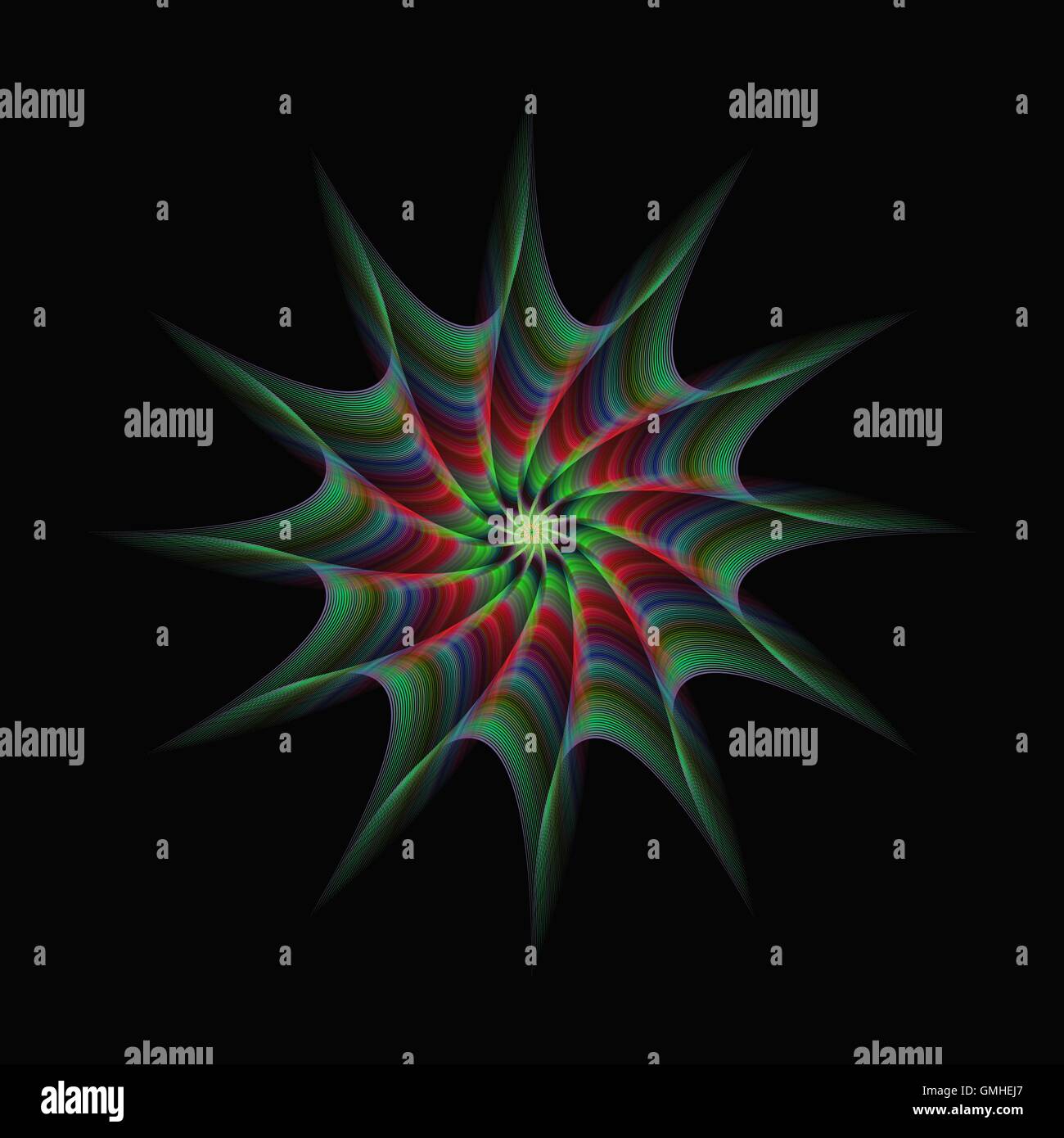 Starburst flower Stock Vector Images - Alamy