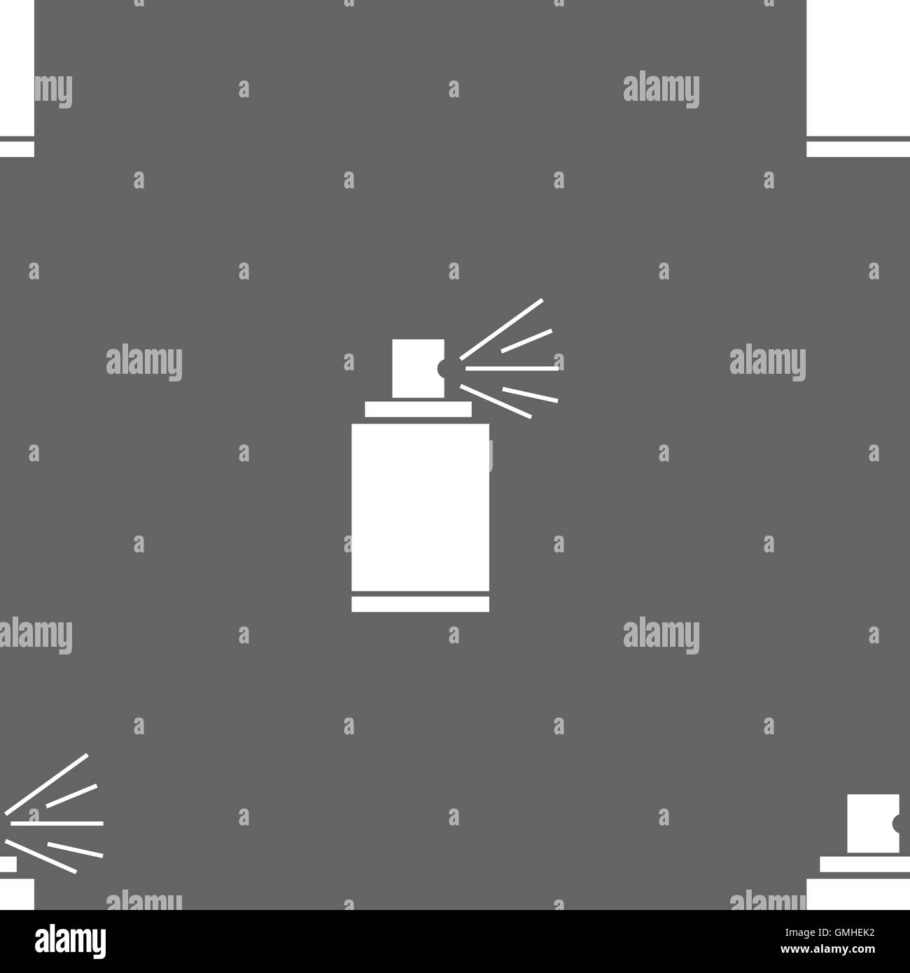 Graffiti spray can sign icon. Aerosol paint symbol. Seamless pattern on ...