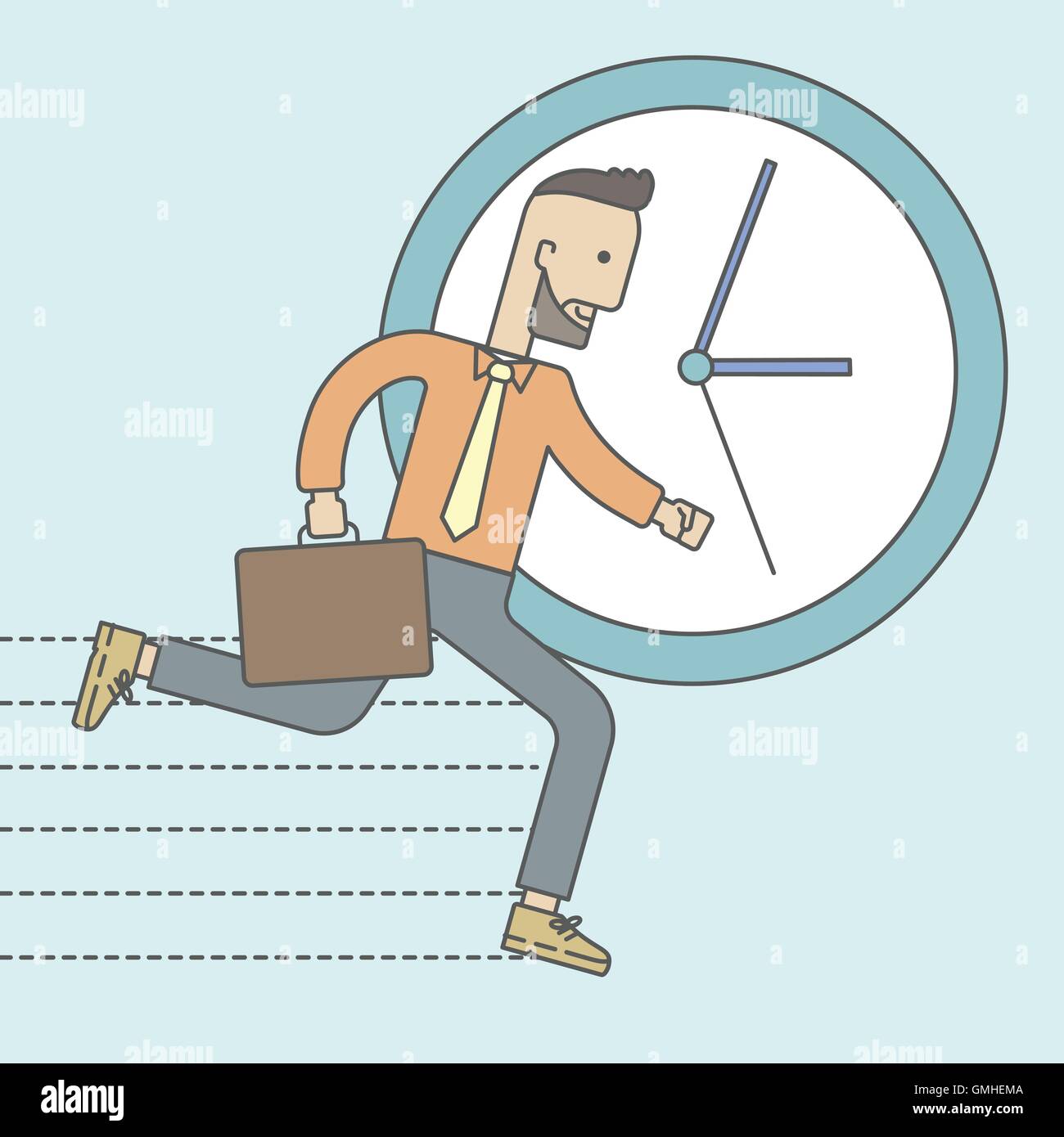 Running late, watch Stock Vector Images - Alamy