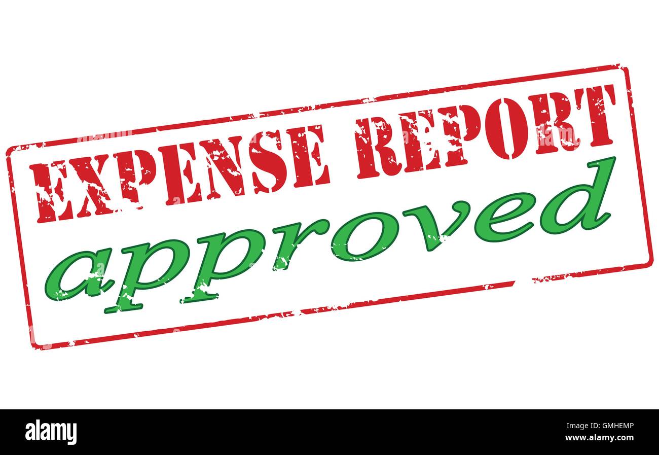 Expense report text Stock Vector Images - Alamy
