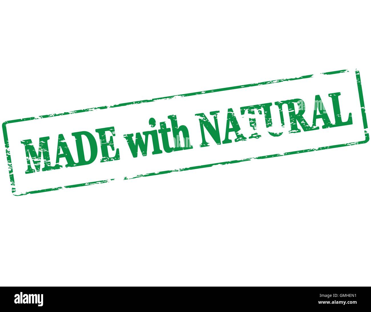 Made with natural Stock Vector Image & Art - Alamy