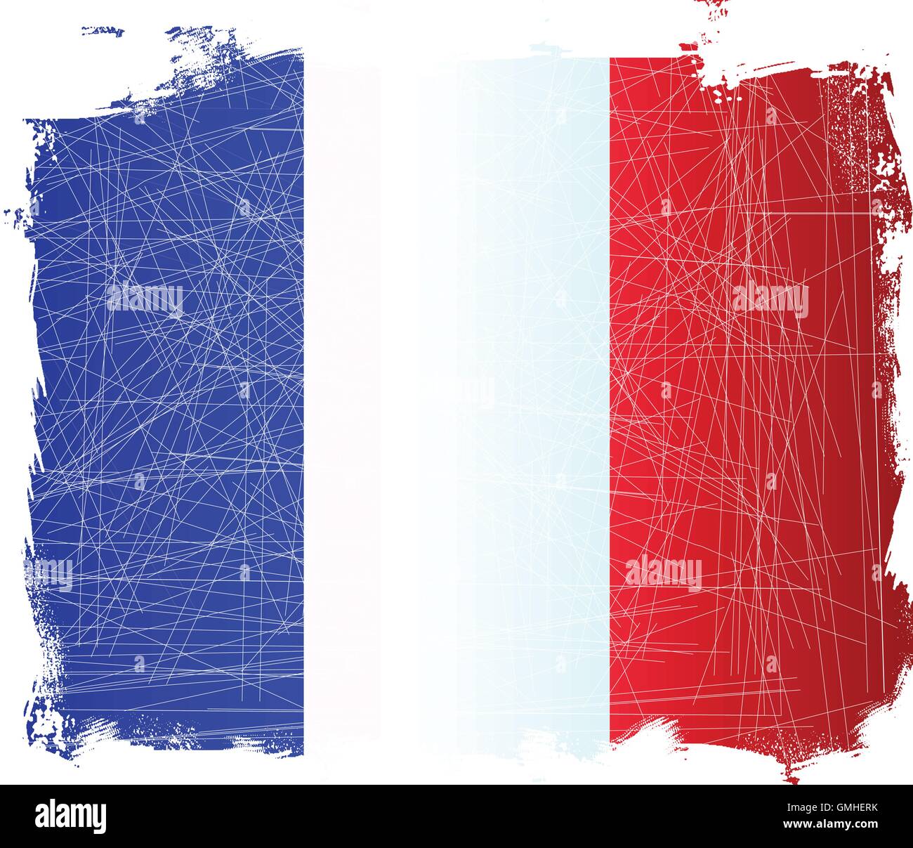 French Grunge Flag Stock Vector Image & Art - Alamy