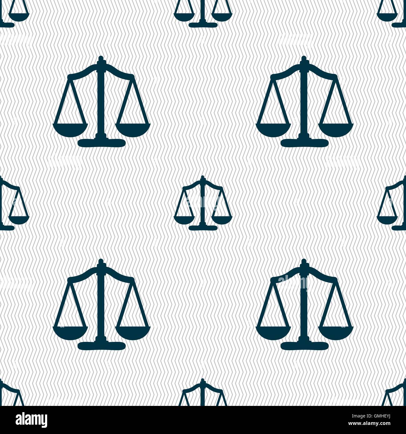 Scales balance. Seamless abstract background with geometric shapes ...