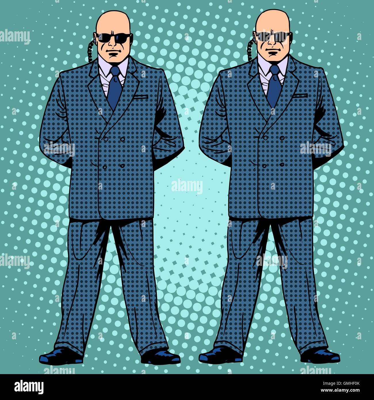 bodyguards secret service Stock Vector Image & Art - Alamy
