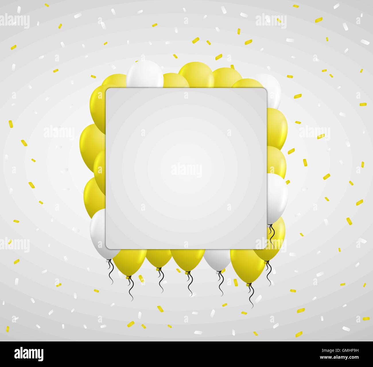 star square and yellow balloons Stock Vector Image & Art - Alamy