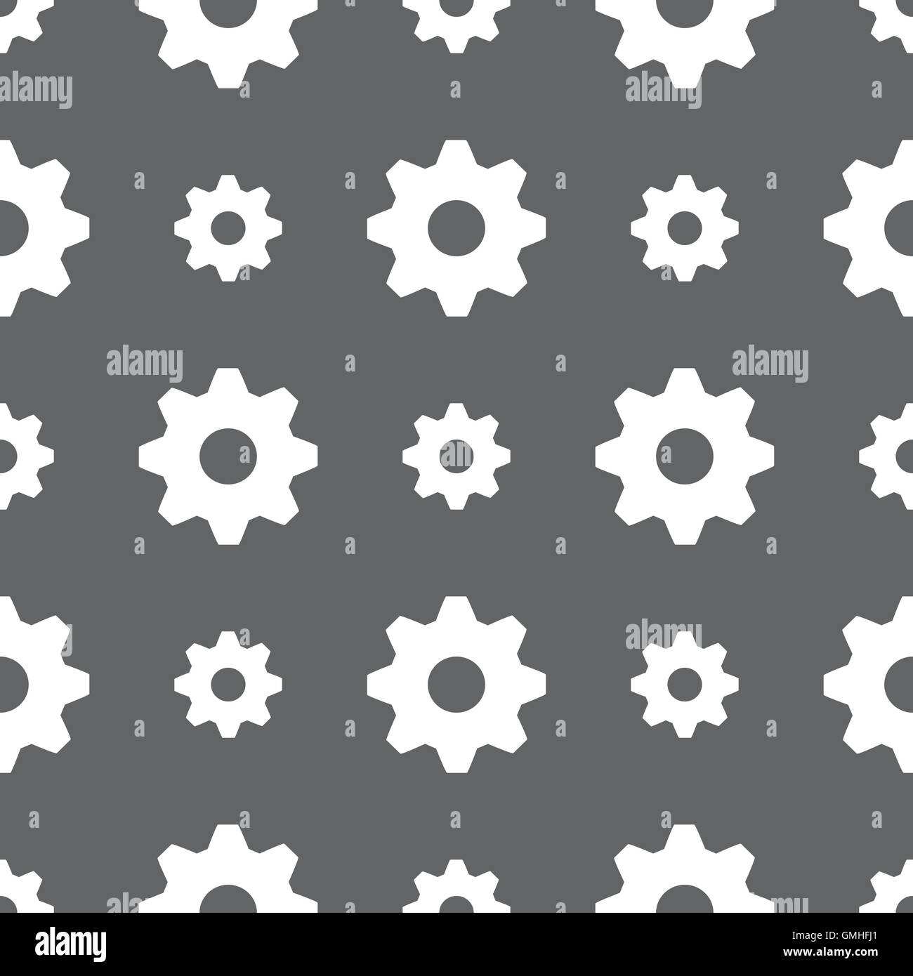Cog settings sign icon. Cogwheel gear mechanism symbol. Seamless ...