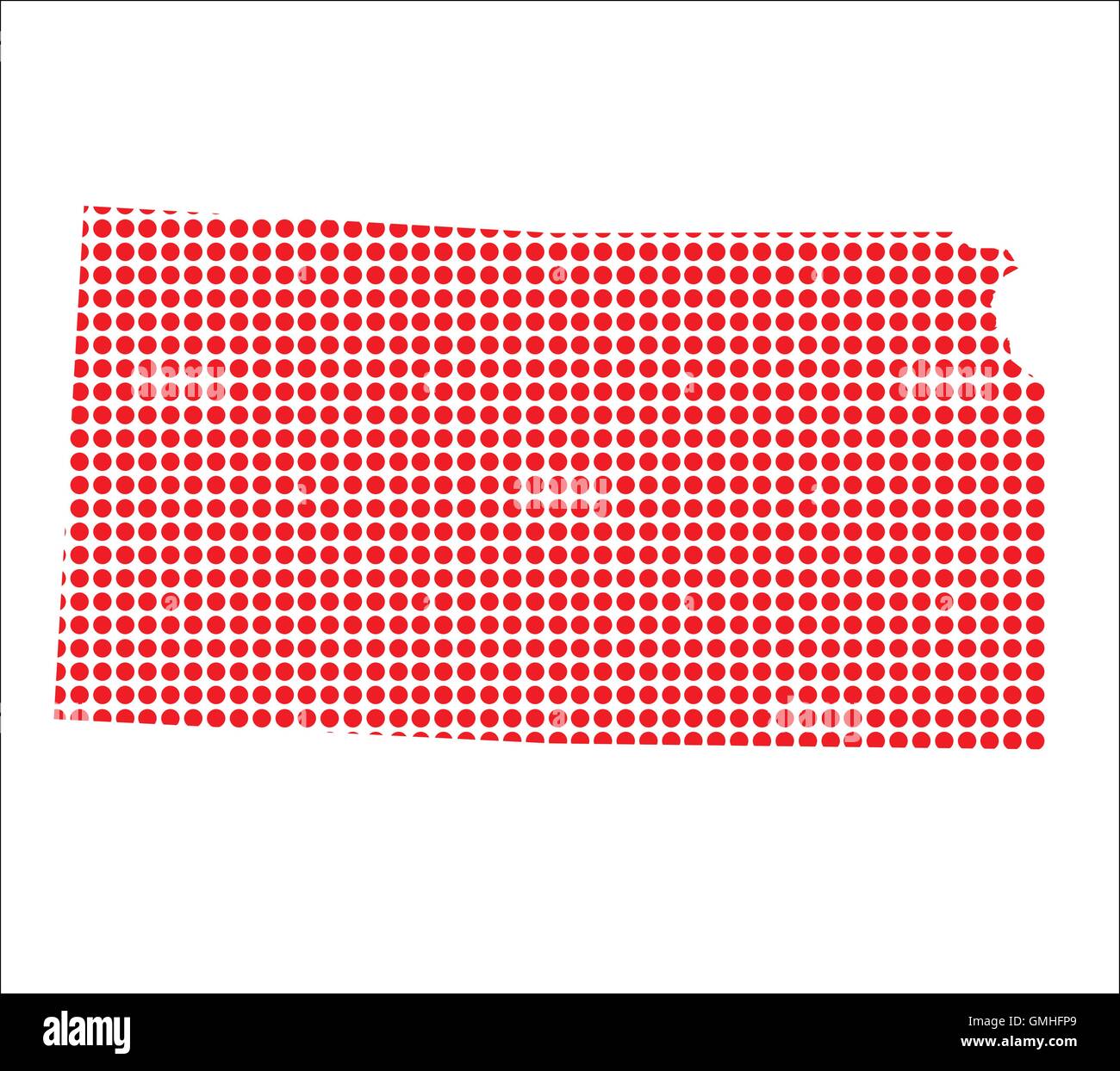 Map of kansas state Stock Vector Images - Alamy