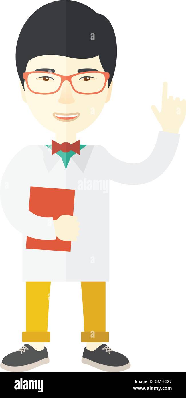 Doctor pointing finger Stock Vector Images - Alamy
