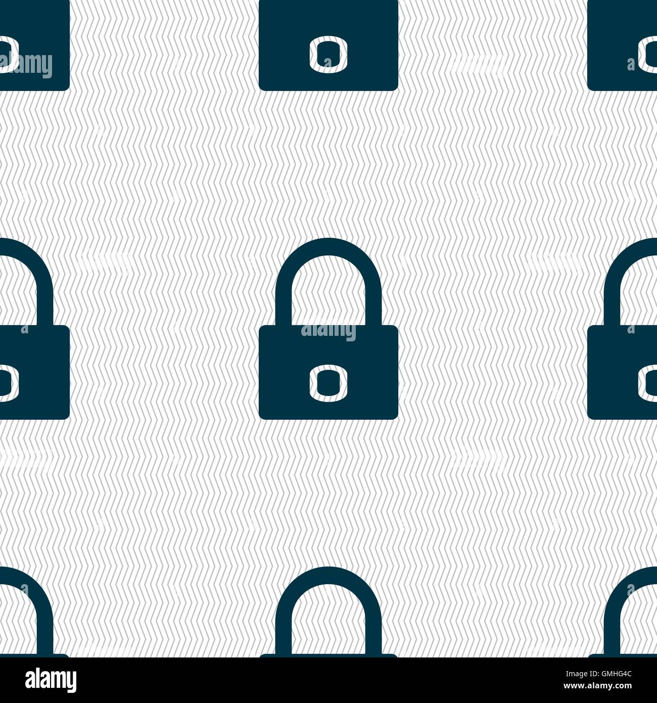 Lock sign icon. Locker symbol. Seamless abstract background with ...