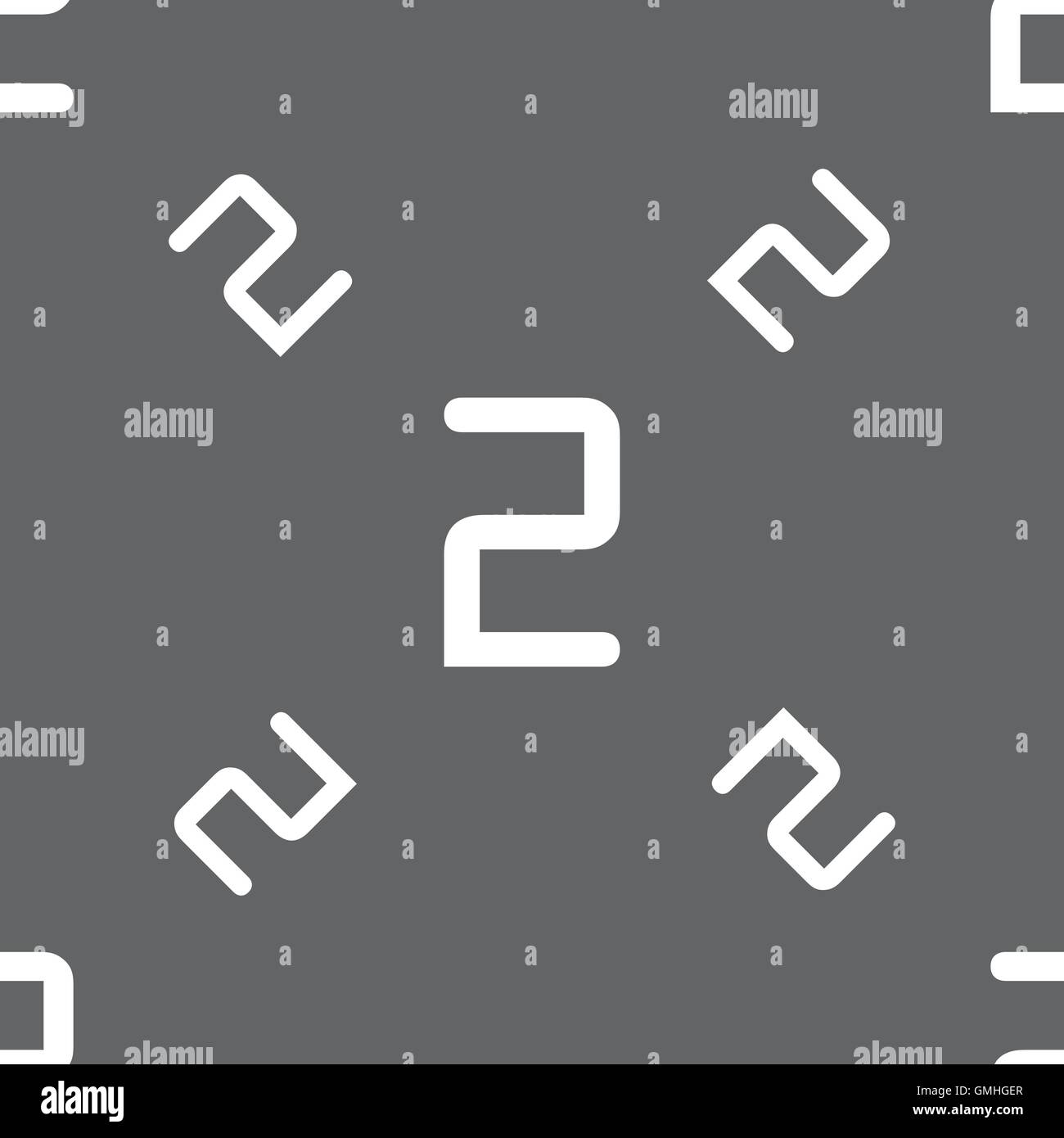 Second place award sign. Winner symbol. Step two. Seamless pattern on a ...