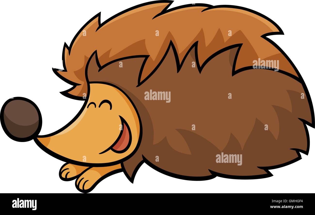 hedgehog animal cartoon illustration Stock Vector Image & Art - Alamy