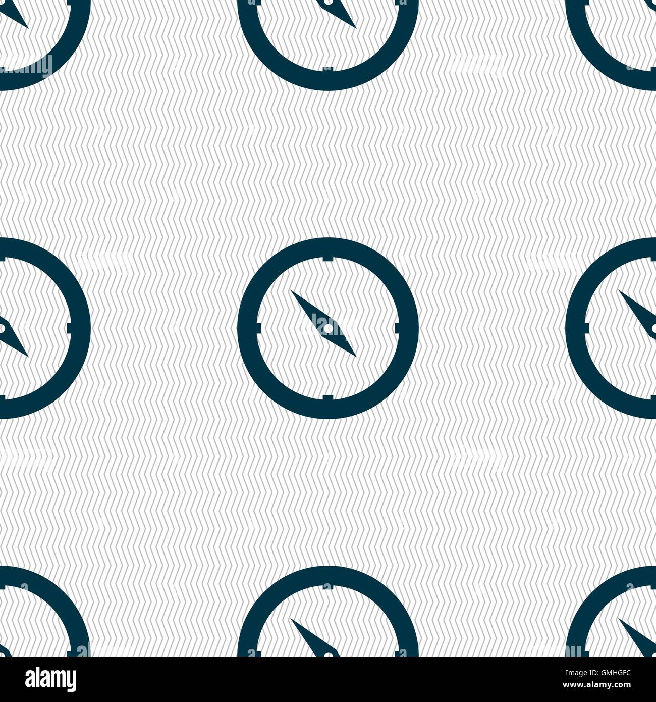 Compass sign icon. Windrose navigation symbol. Seamless abstract ...