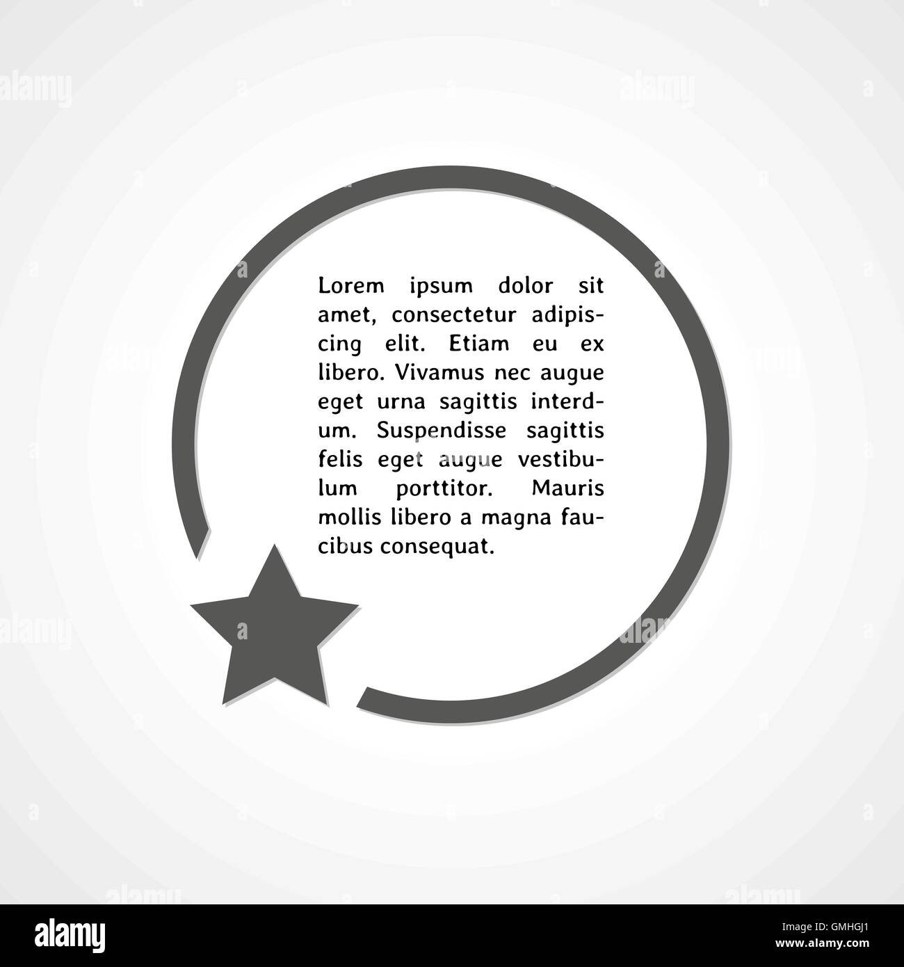 star symbol and circle Stock Vector Image & Art - Alamy