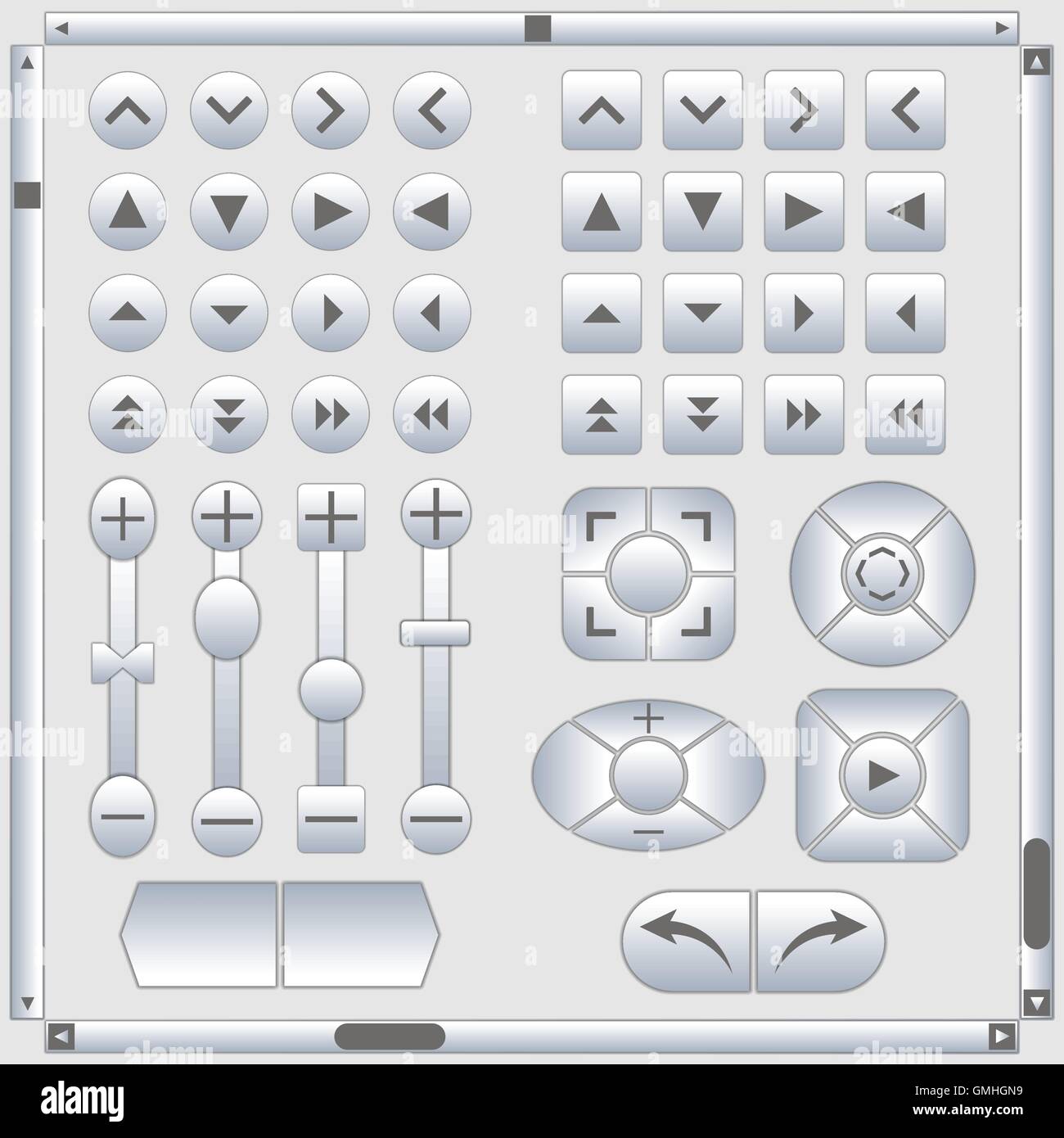 Set of web elements, vector illustration Stock Vector Image & Art - Alamy