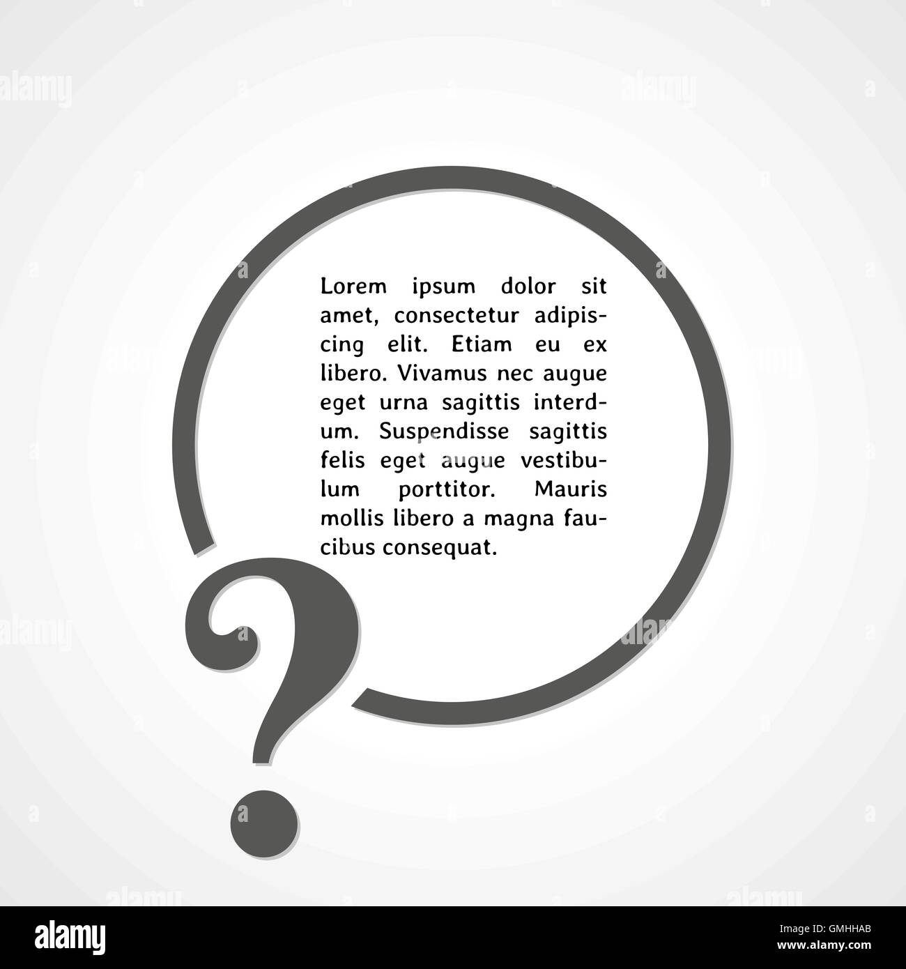 Question mark linear background Stock Vector Images - Alamy