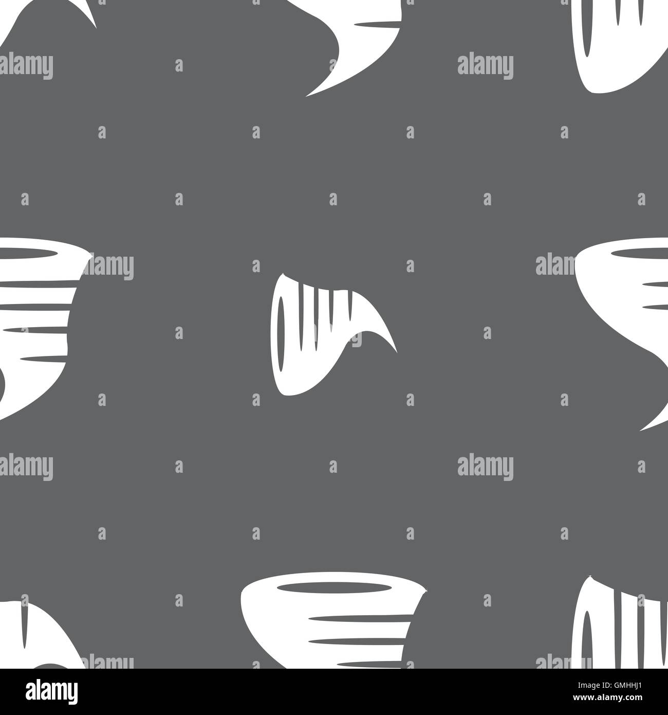 Tornado icon. Seamless pattern on a gray background. Vector Stock ...