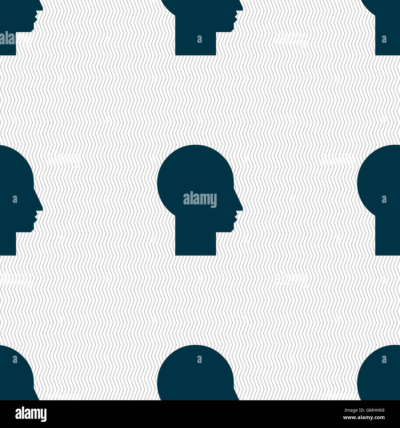 User sign icon. Person symbol. Set colourful buttons. Seamless abstract ...