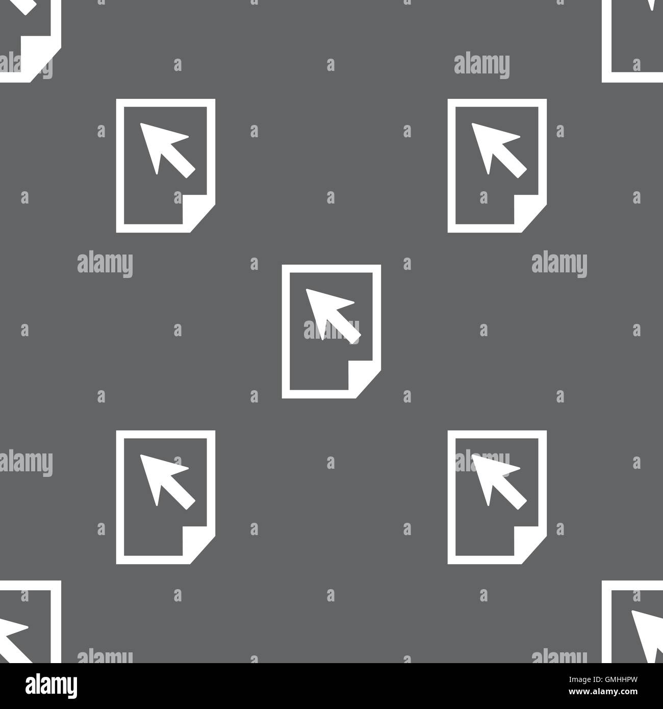 Text file sign icon. File document symbol. Seamless pattern on a gray ...