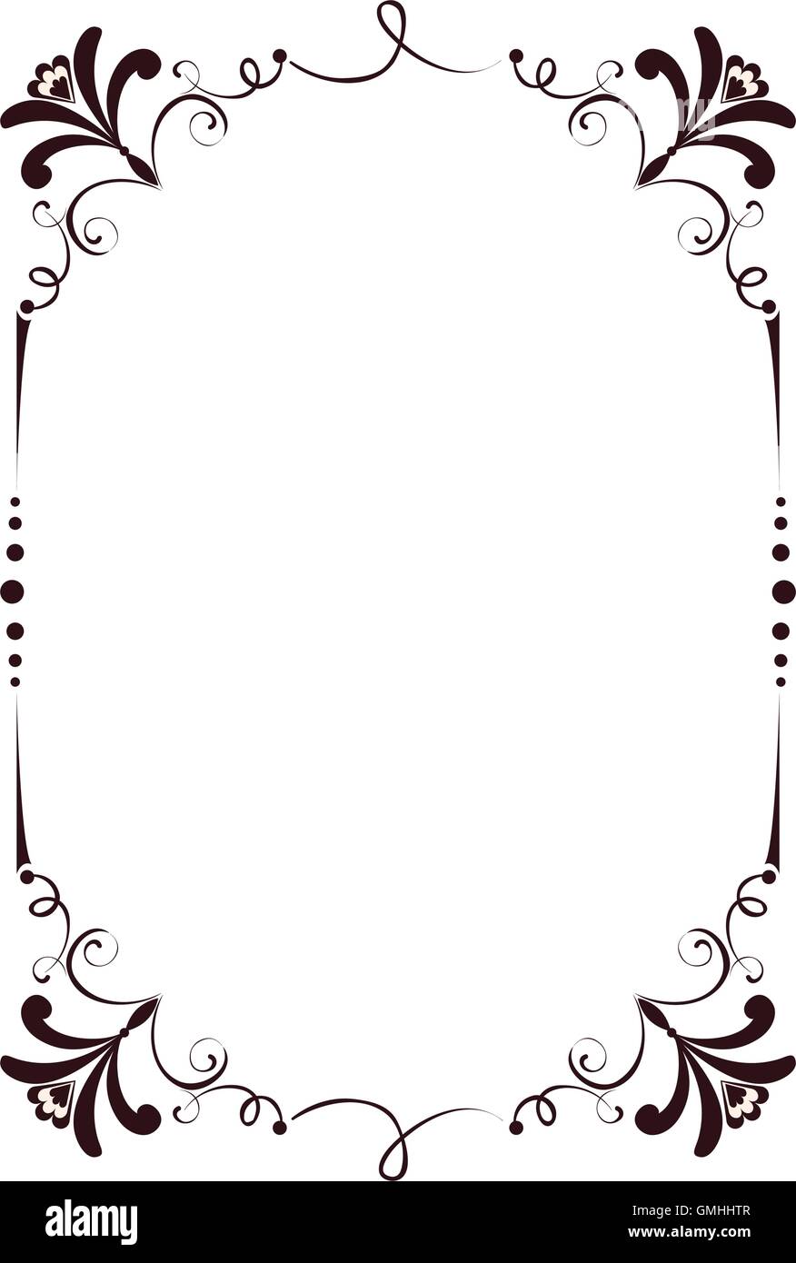 frame victorian vintage Stock Vector Image & Art - Alamy