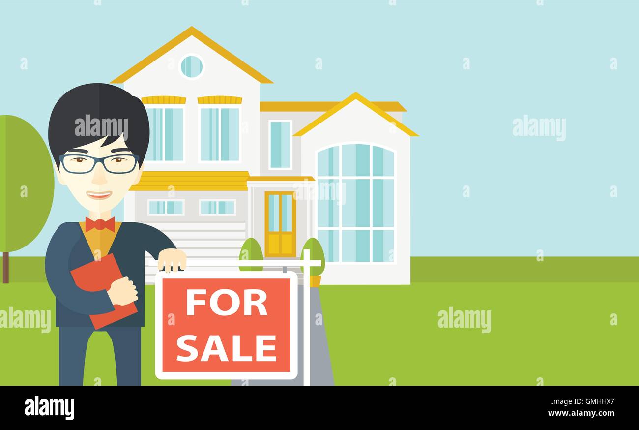 Real estate agent Stock Vector Image & Art - Alamy
