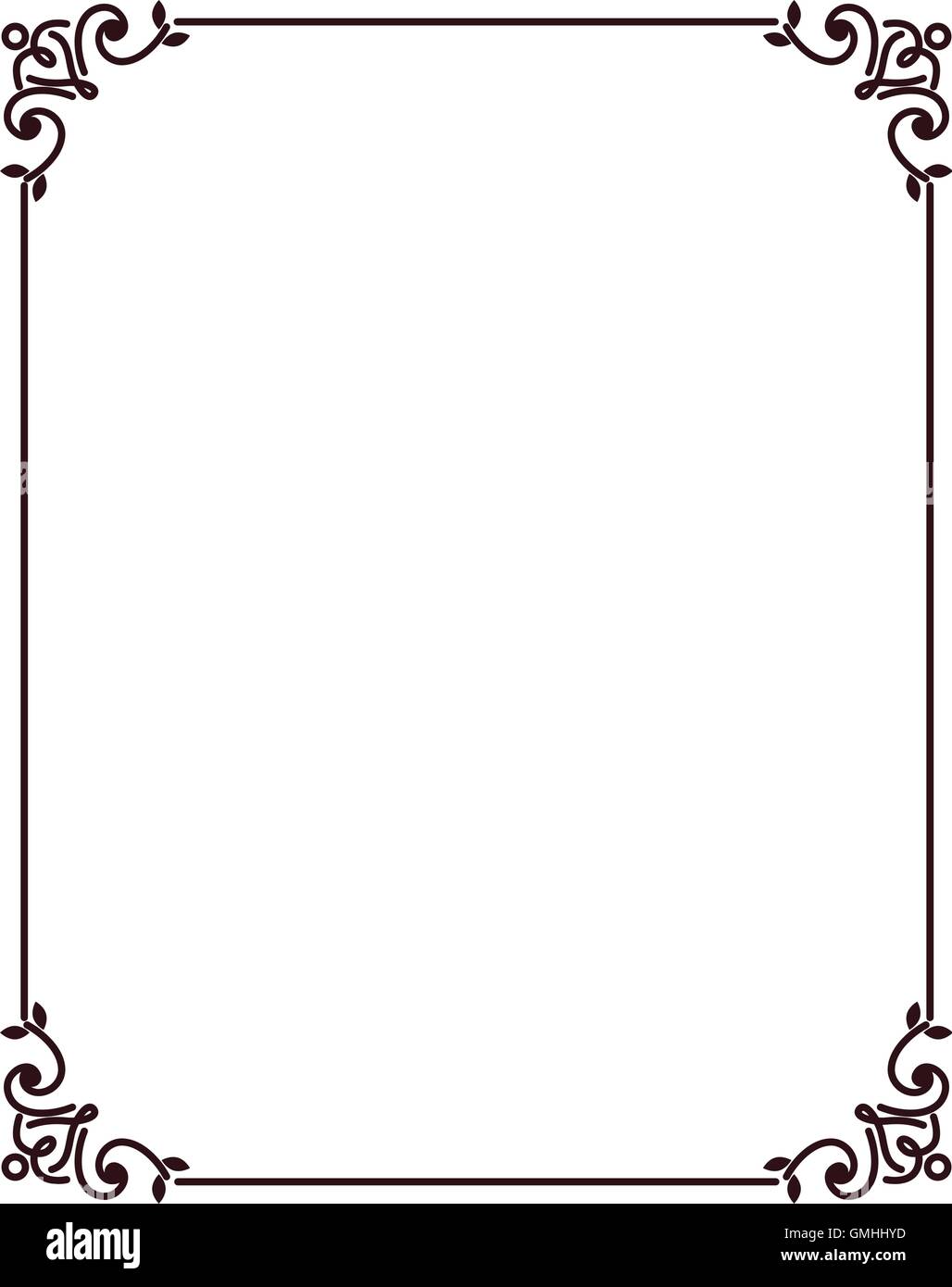 frame card design Stock Vector Image & Art - Alamy