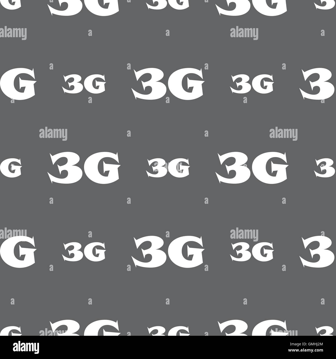 3G sign icon. Mobile telecommunications technology symbol. Seamless ...