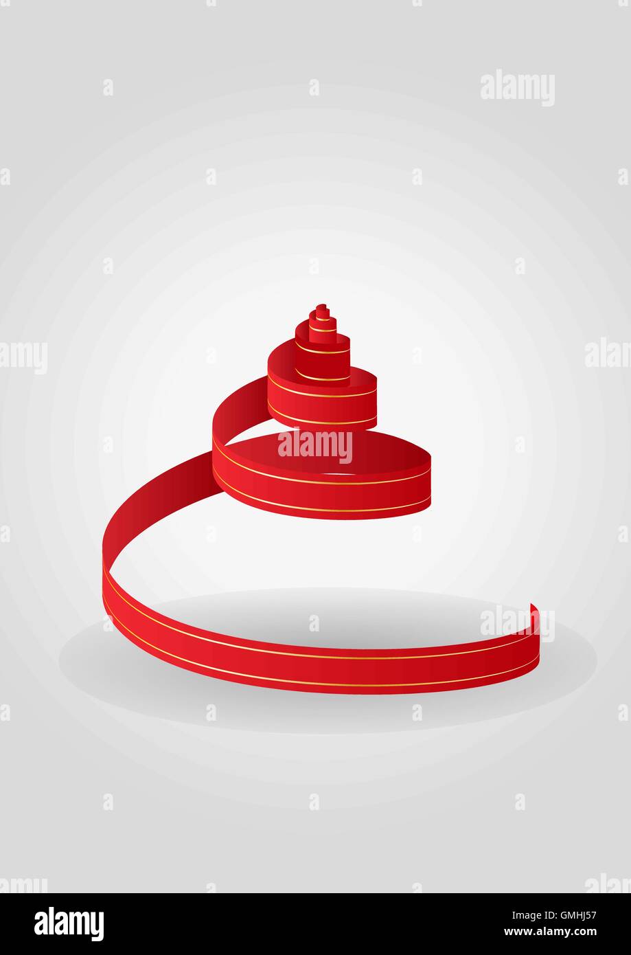 Spiral ribbon hi-res stock photography and images - Alamy