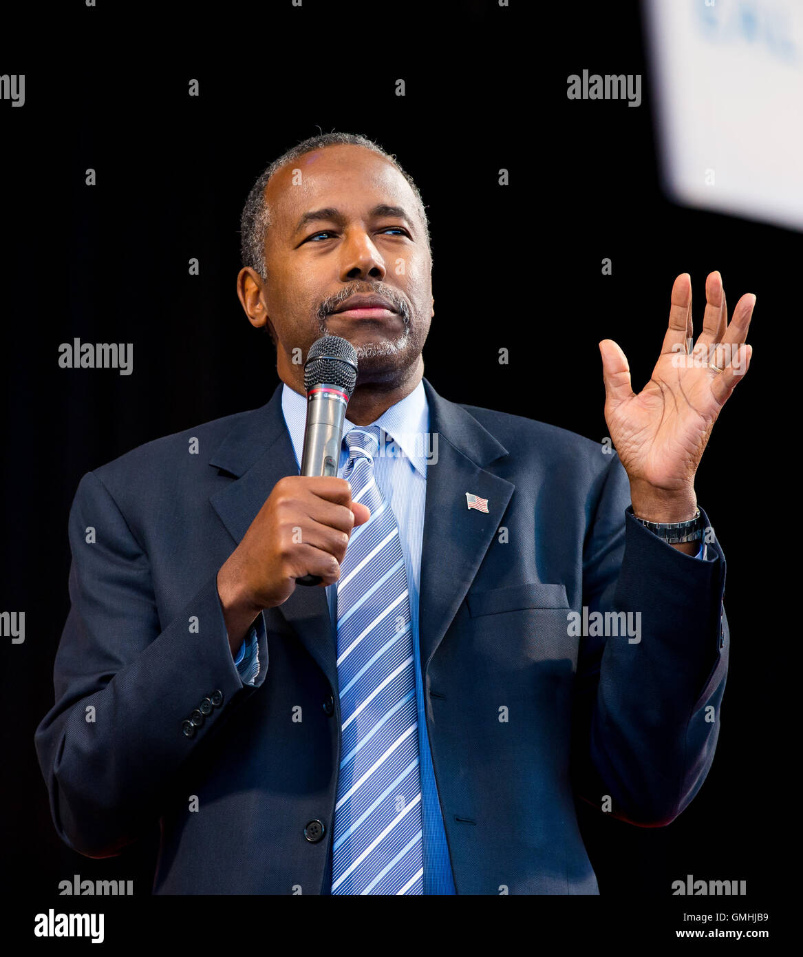 HENDERSON, NV - November 15, 2015: Dr. Ben Carson Rally at Henderson ...