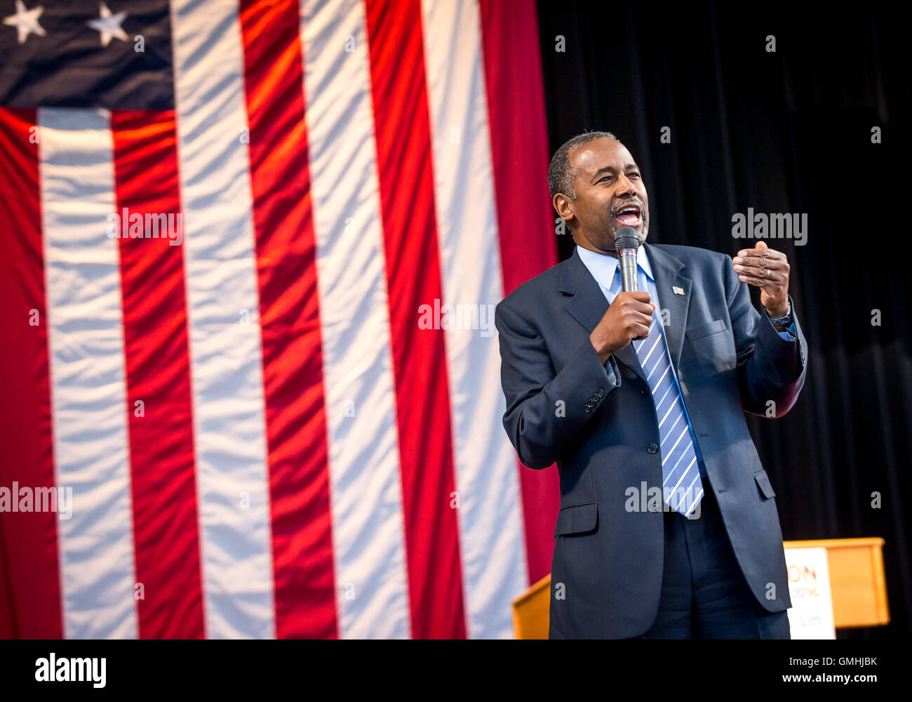HENDERSON, NV - November 15, 2015: Dr. Ben Carson Rally at Henderson ...