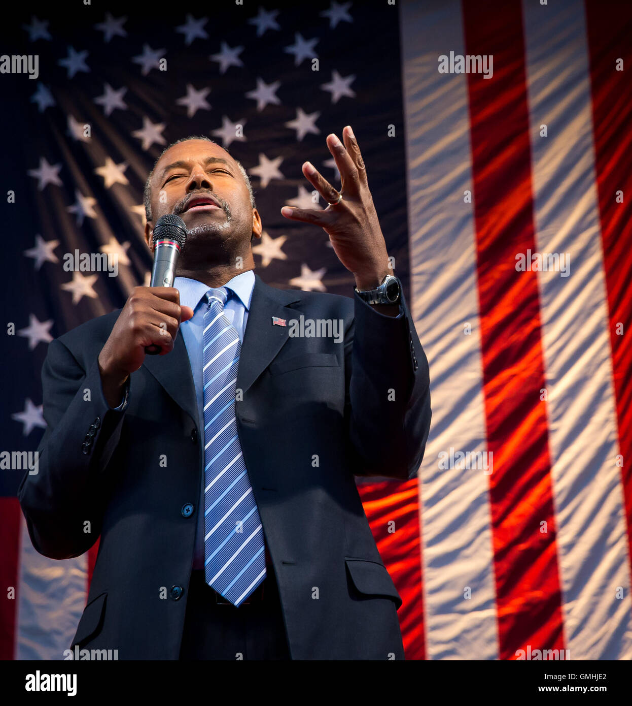 HENDERSON, NV - November 15, 2015: Dr. Ben Carson Rally at Henderson ...