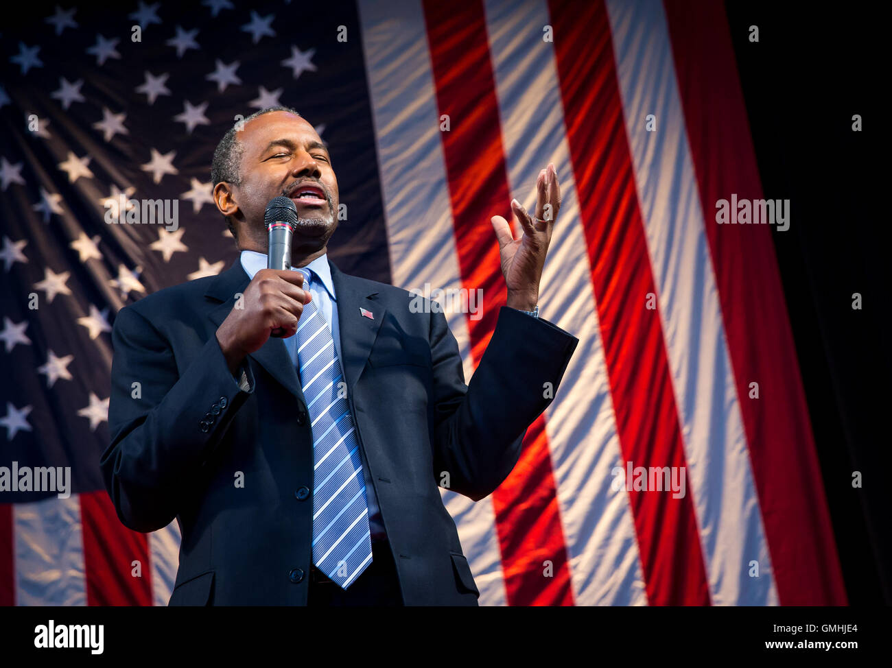 HENDERSON, NV - November 15, 2015: Dr. Ben Carson Rally at Henderson ...