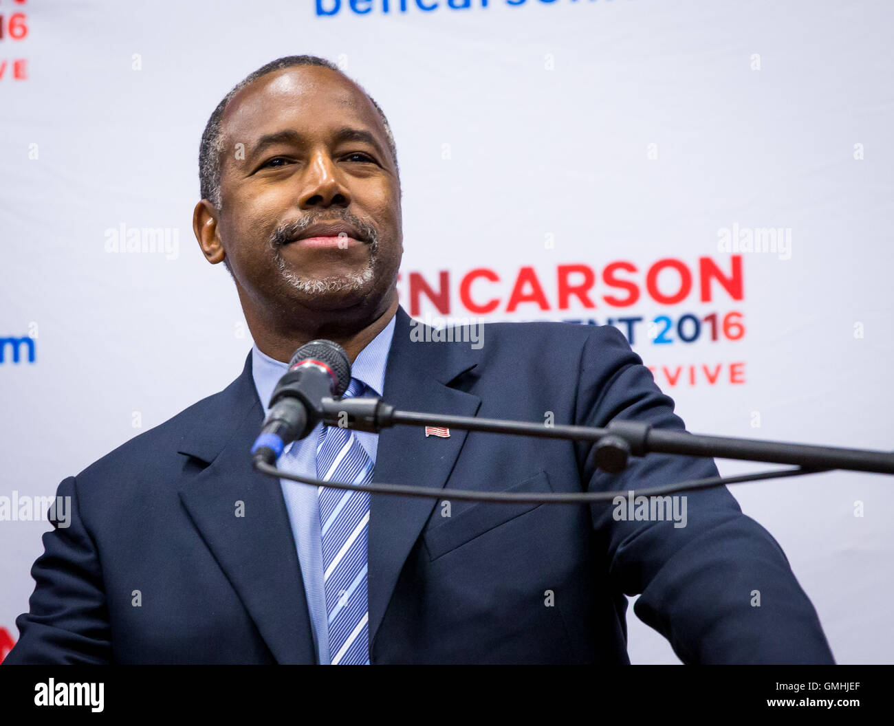 HENDERSON, NV - November 15, 2015: Dr. Ben Carson Rally at Henderson ...