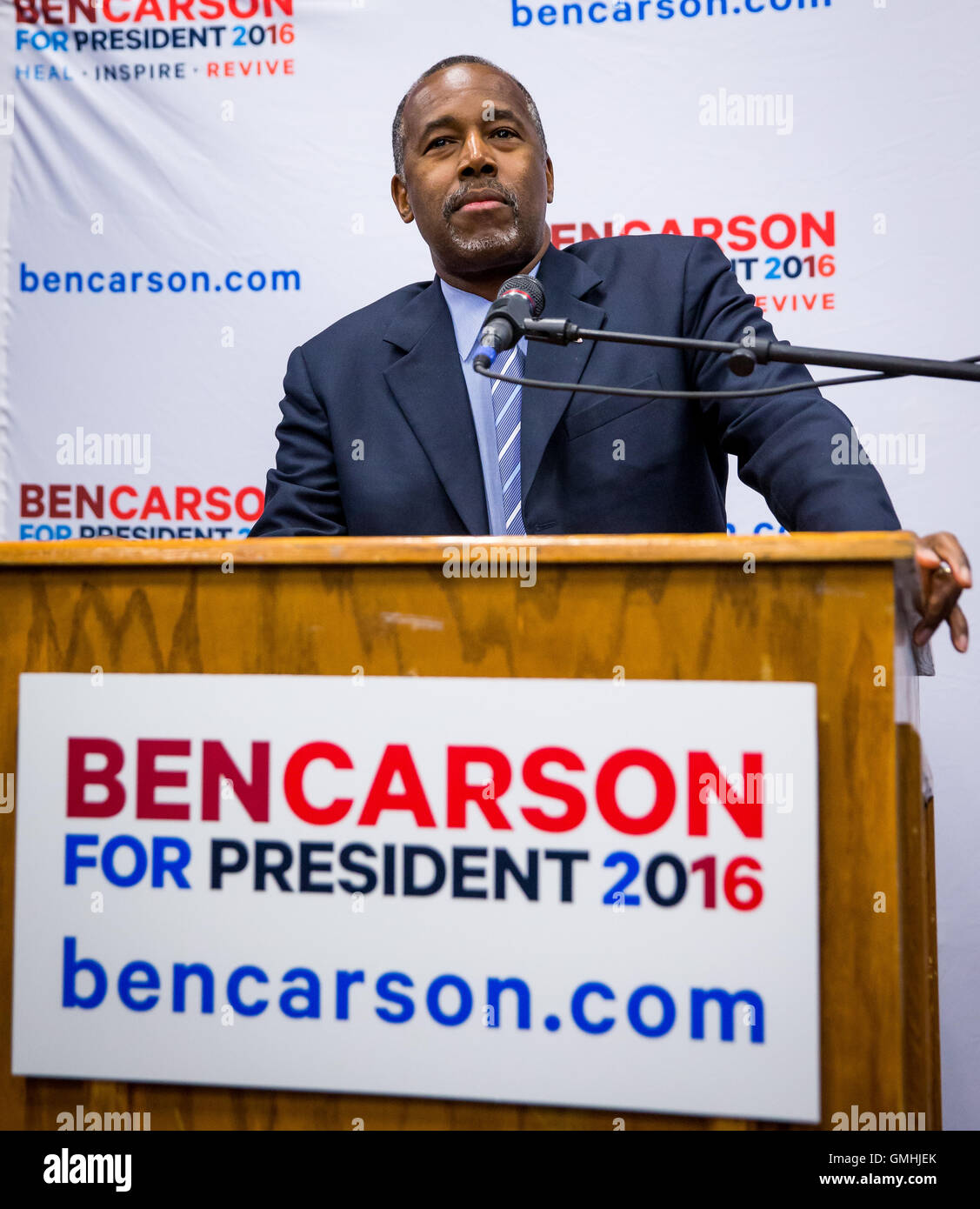 HENDERSON, NV - November 15, 2015: Dr. Ben Carson Rally at Henderson ...
