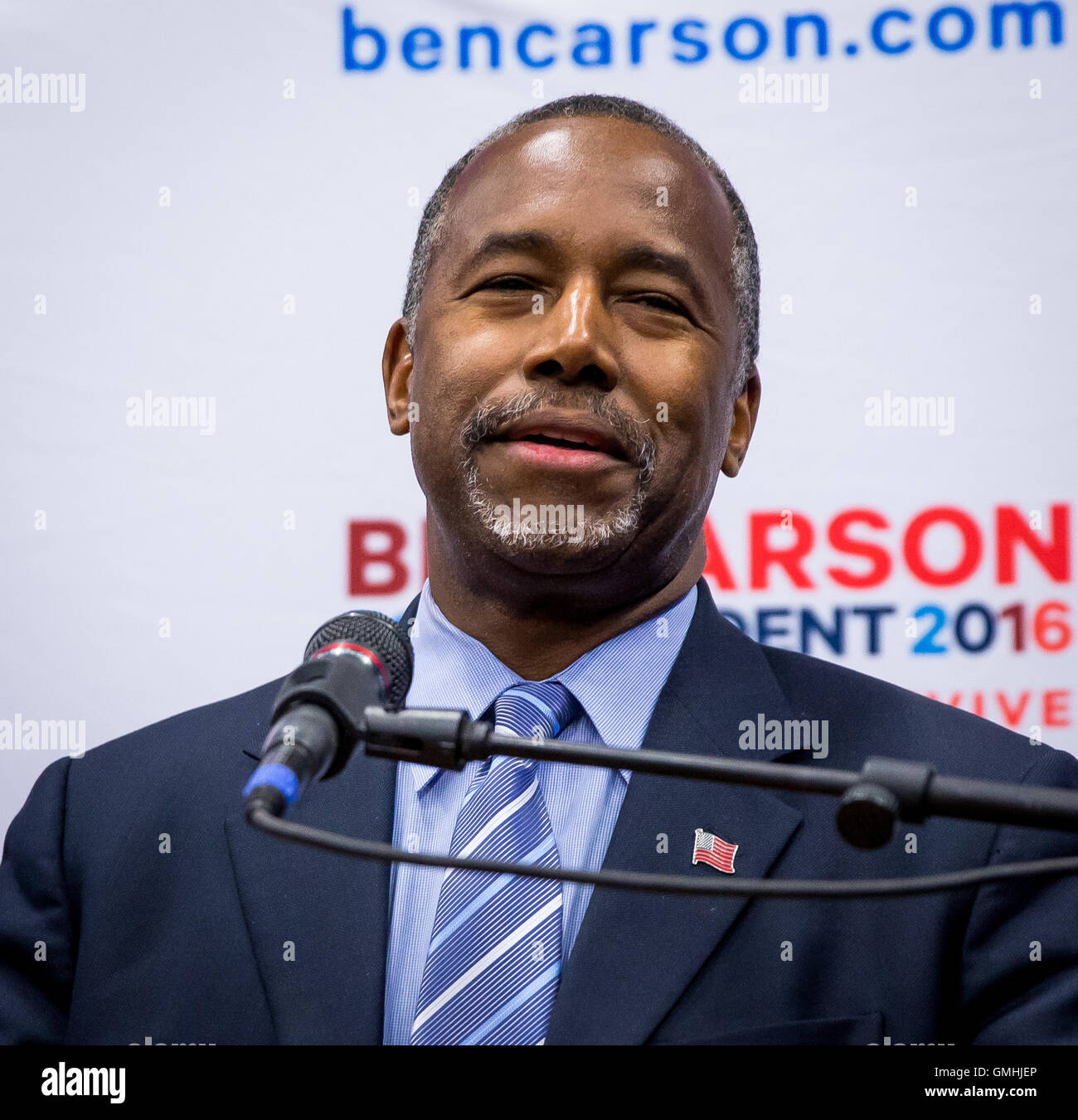 HENDERSON, NV - November 15, 2015: Dr. Ben Carson Rally at Henderson ...