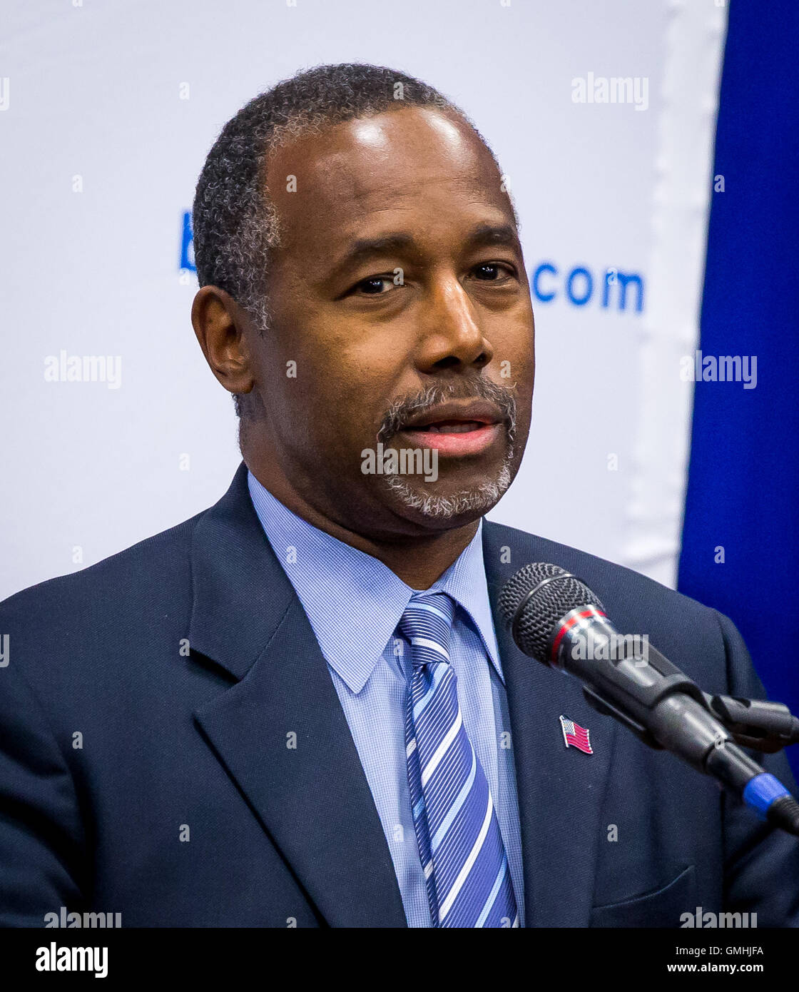 HENDERSON, NV - November 15, 2015: Dr. Ben Carson Rally at Henderson ...