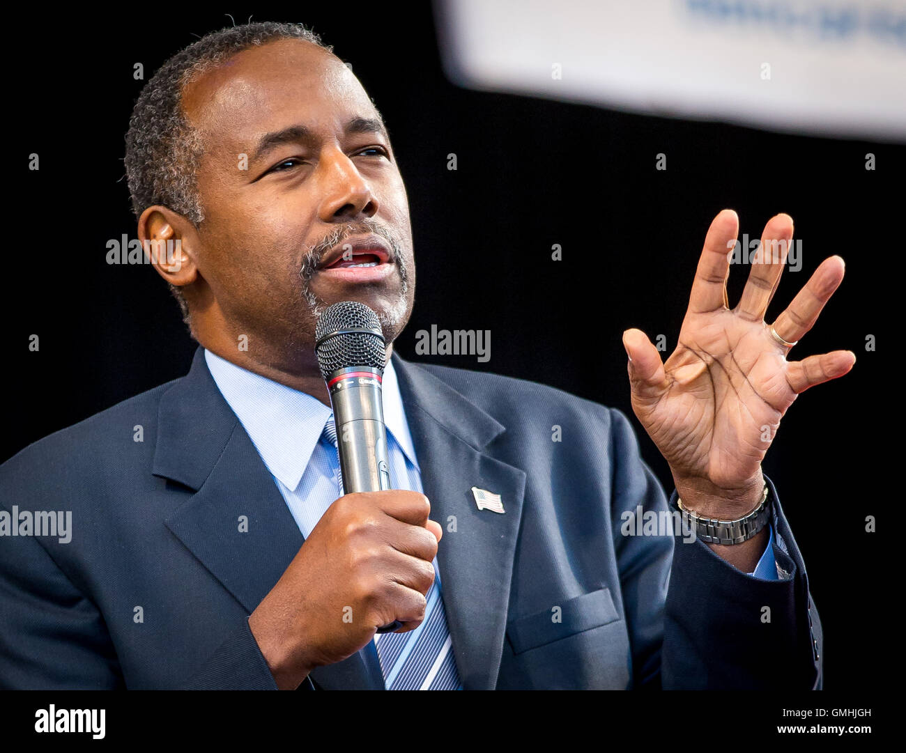 HENDERSON, NV - November 15, 2015: Dr. Ben Carson Rally at Henderson ...
