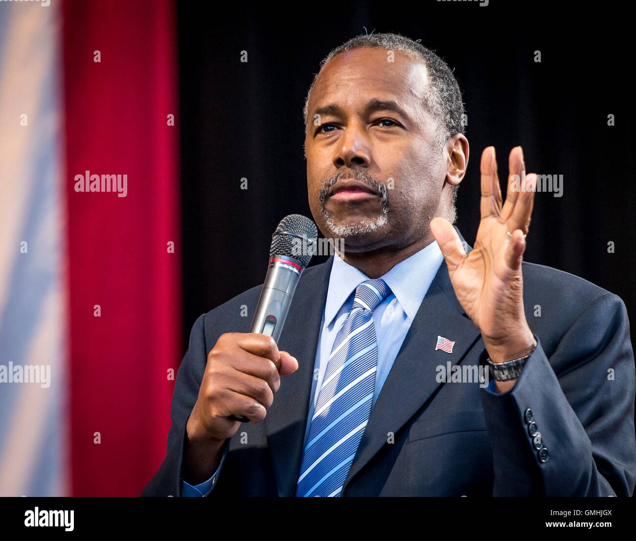 HENDERSON, NV - November 15, 2015: Dr. Ben Carson Rally at Henderson ...