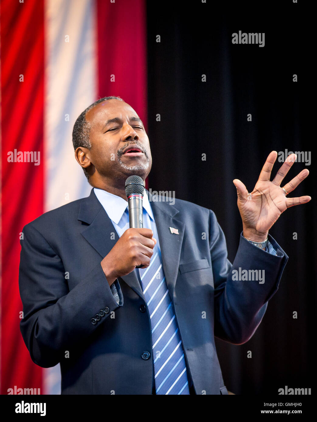 HENDERSON, NV - November 15, 2015: Dr. Ben Carson Rally at Henderson ...