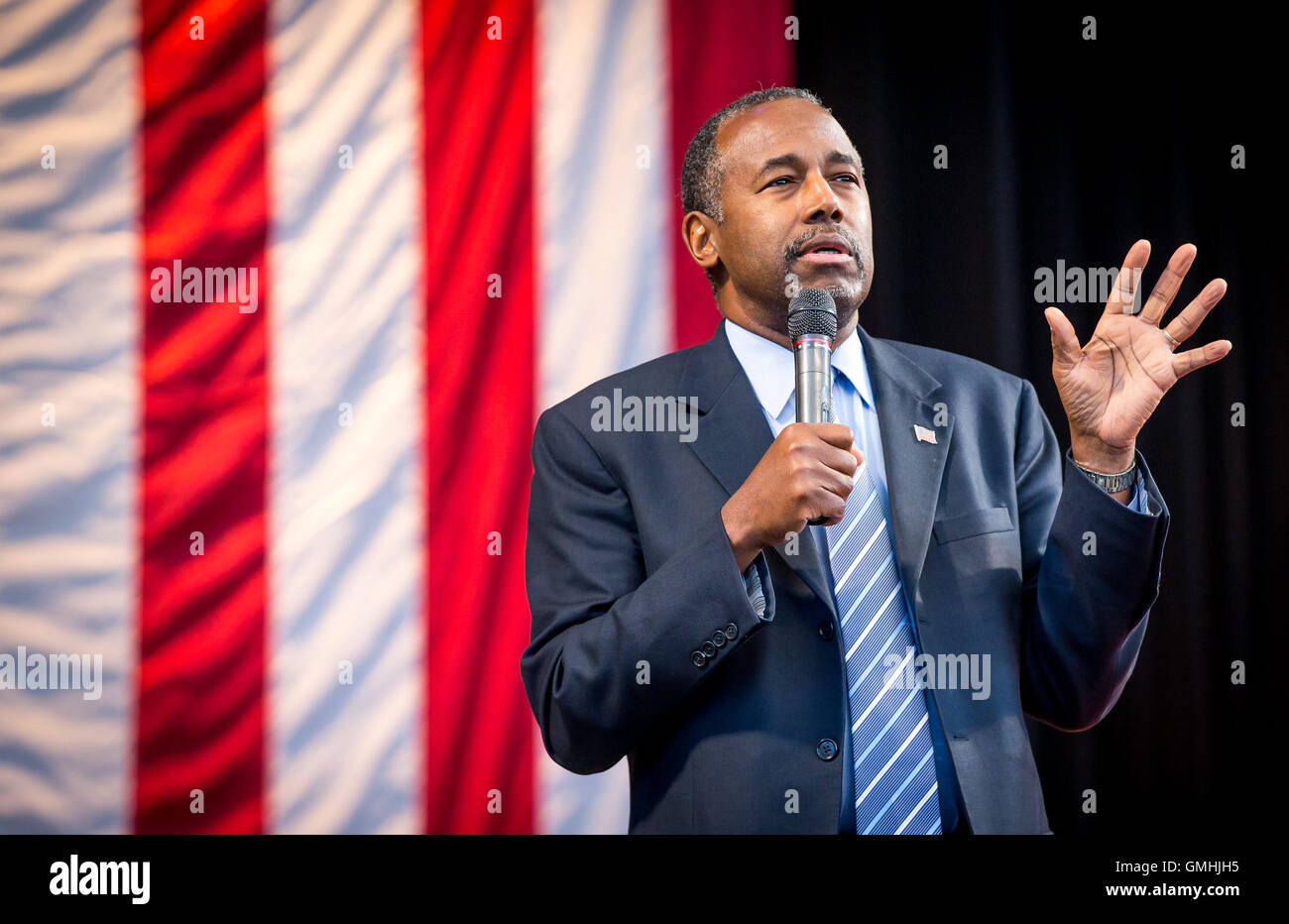 HENDERSON, NV - November 15, 2015: Dr. Ben Carson Rally at Henderson ...