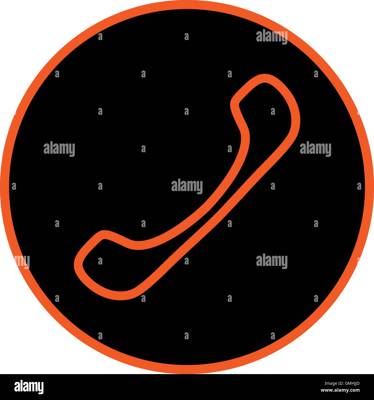 Icon handset, vector illustration Stock Vector Image & Art - Alamy