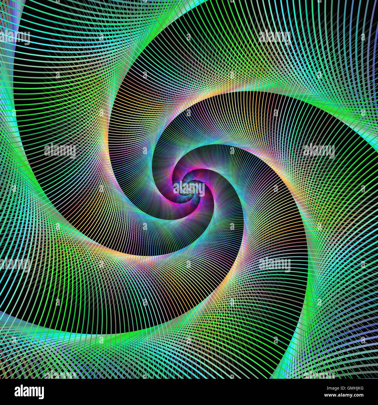 Multicolor striped spiral design background Stock Vector Image & Art ...