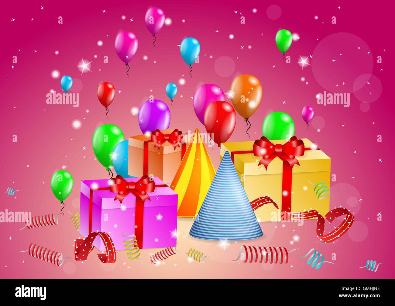 Celebration party card carnival Stock Vector Images - Alamy